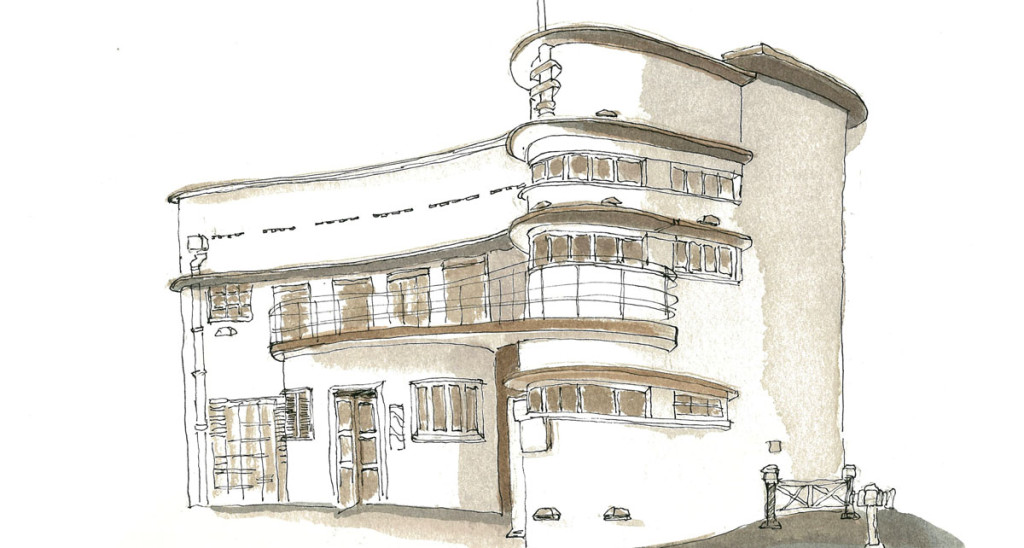 The Spirit of Art Deco (watercolor drawing on paper) – SAMUES LEUNG